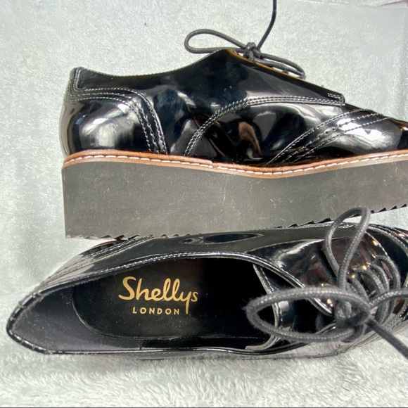 Shellys London | Shoes | Shellys London Oxford Black Platform Loafer ...